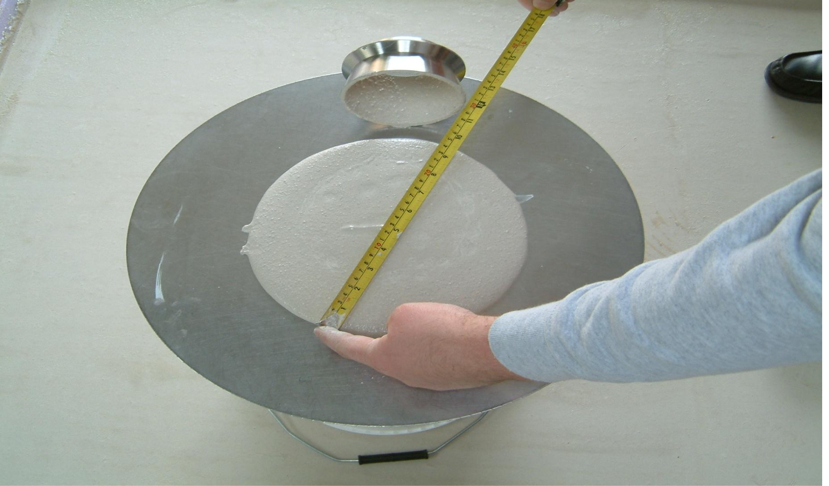 Correct Flow Test Equipment and Technique - Flowing Screeds Association